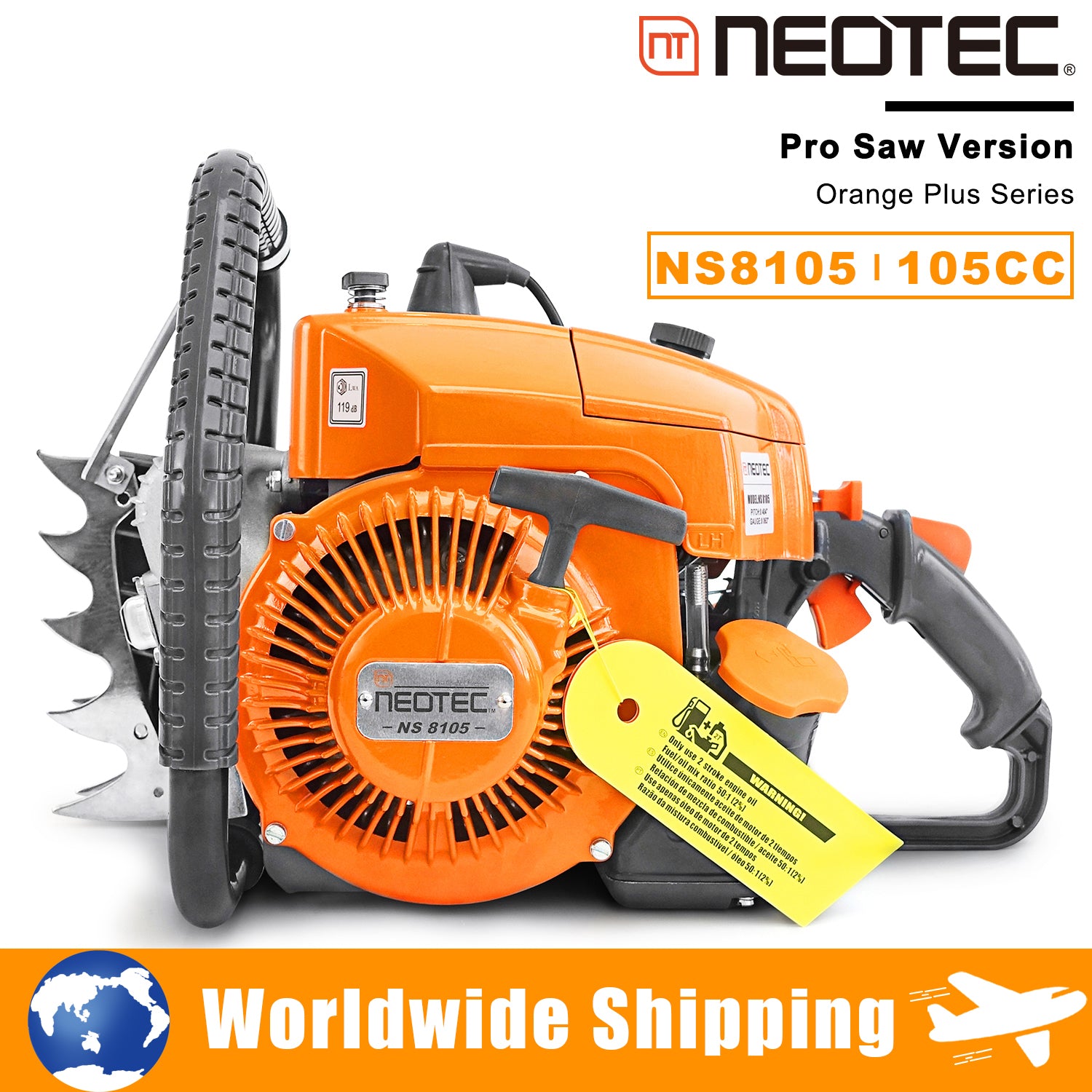 Neo-tec Chainsaw NS8105 105cc 36in 36 inch Best Chinese Chainsaw Gas ...